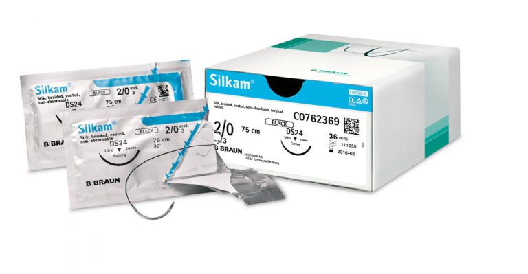 SUTURA SEDA NATURAL SILKAM - PROMÉDICASPOT